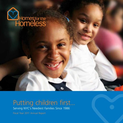 Putting children first... - Homes for the Homeless