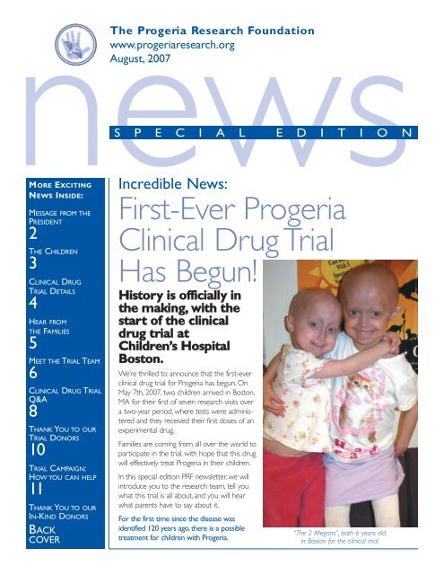 Progeria Treatment Trials