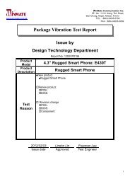 Dry Heat Test Report - Winmate Communication INC