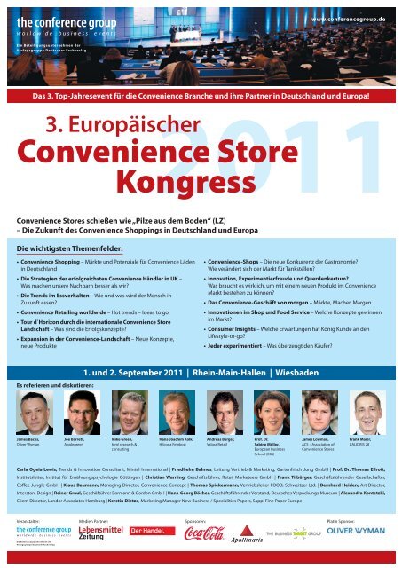 Convenience Store Kongress - The Conference Group GmbH