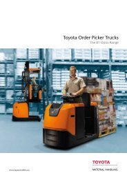 BT Vector VRE150 datasheet - Toyota Material Handling Europe