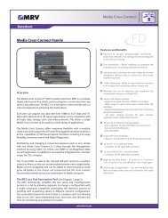 OptiSwitch® 606 - Entry-Level Network Interface Device - MRV ...