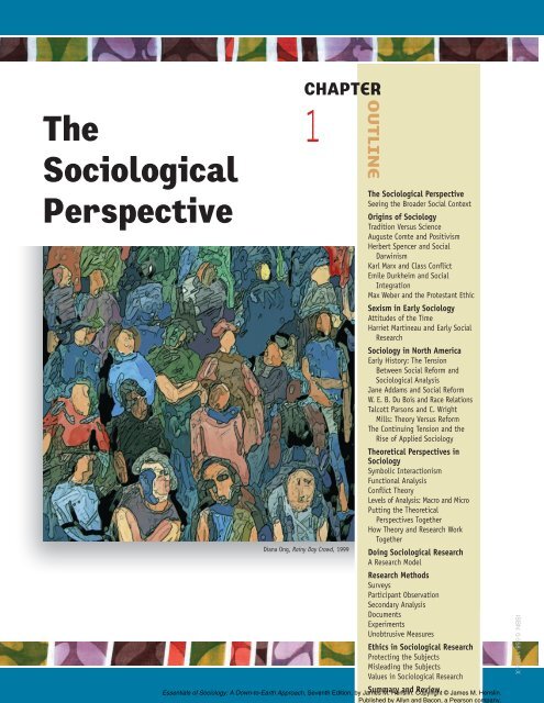 The Sociological Perspective - Pearson Learning Solutions