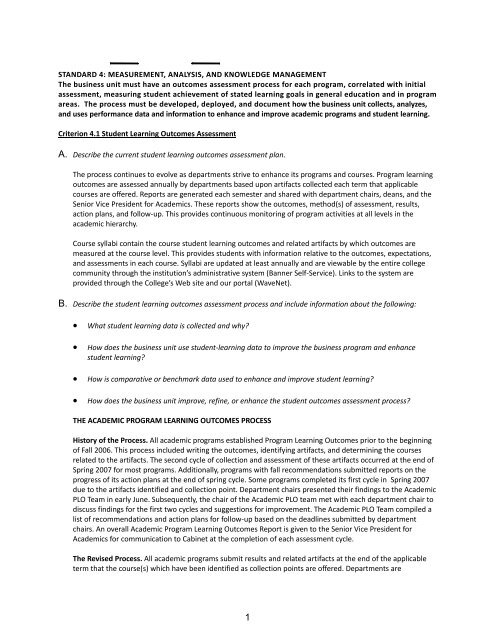 Assessment Results Fall 2011 - Horry Georgetown Technical College