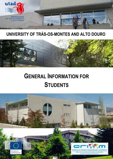 GENERAL INFORMATION FOR STUDENTS Utad