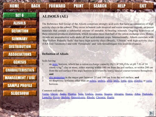 ALISOLS (AL) - ISRIC World Soil Information