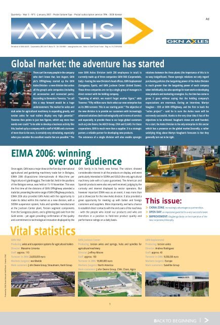 GKN AXLES - FAD assali