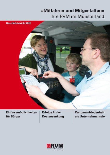 Geschäftsbericht 2011 - RVM Geschäftsbericht 2011 - RVM