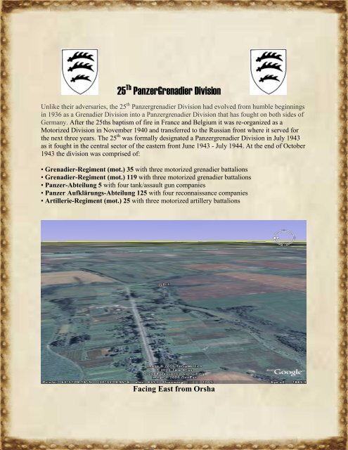 25Th PanzerGrenadier Division - BattleVault