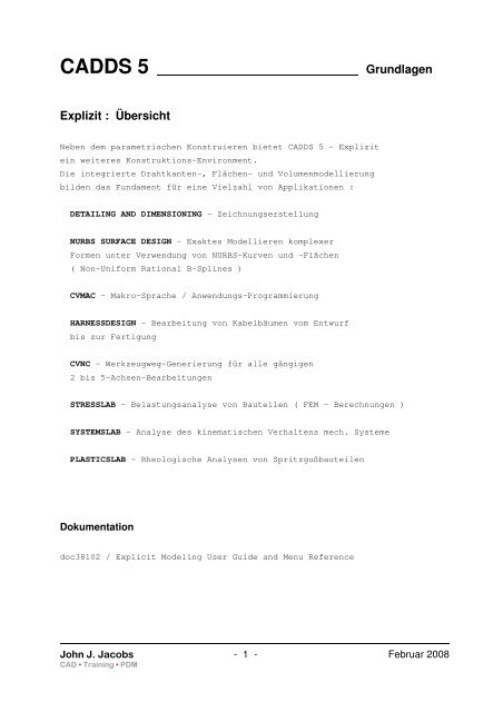 CADDS 5 - John J. Jacobs