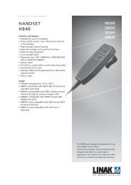 CONTROL BOX CBJ1 / CBJ2 - Linak