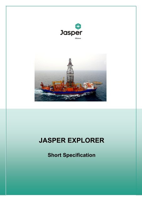 JASPER EXPLORER - Jasper Offshore