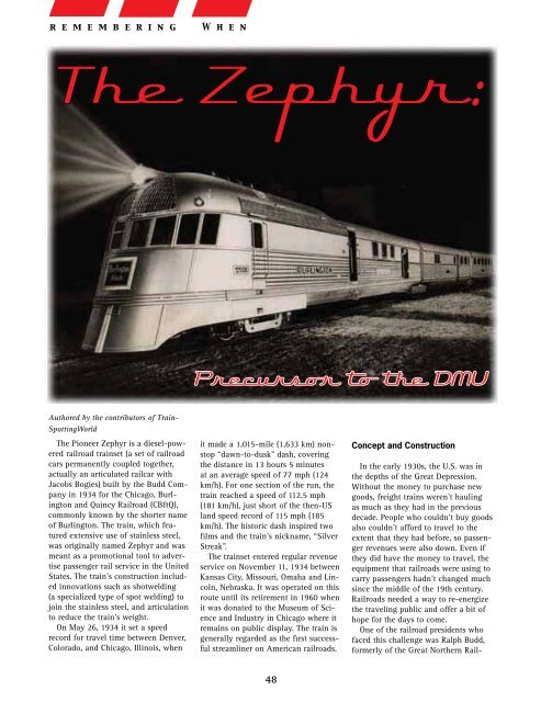 The Zephyr: