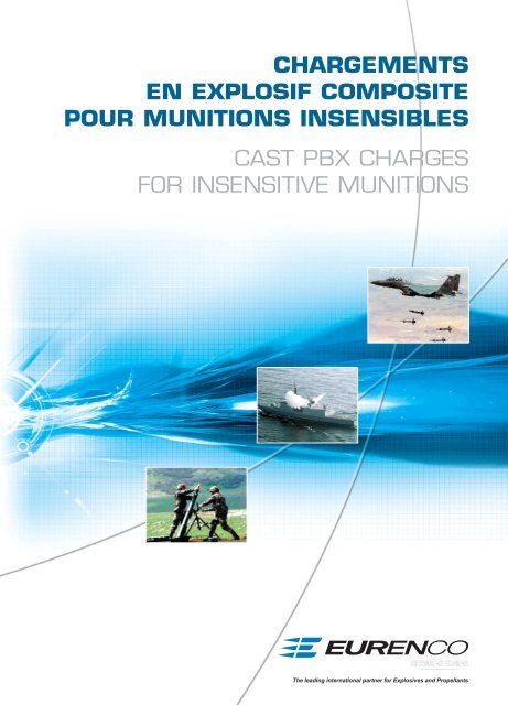 chargements eurenco en explosif composite eurenco cast pbx charges