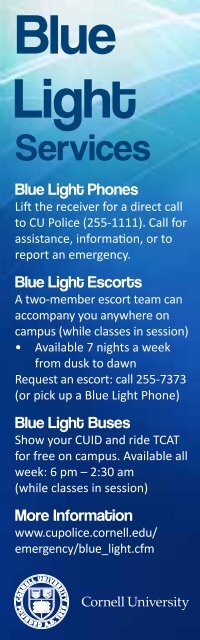 Blue Light - Gannett Health Services