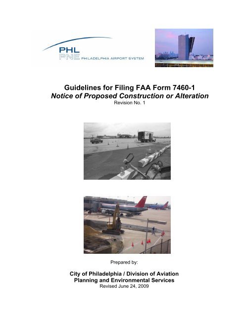 Guidelines for Filing FAA Form 7460-1 Notice of Proposed ...