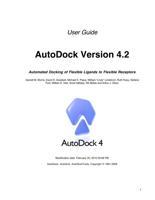 Autodock Version 4 2