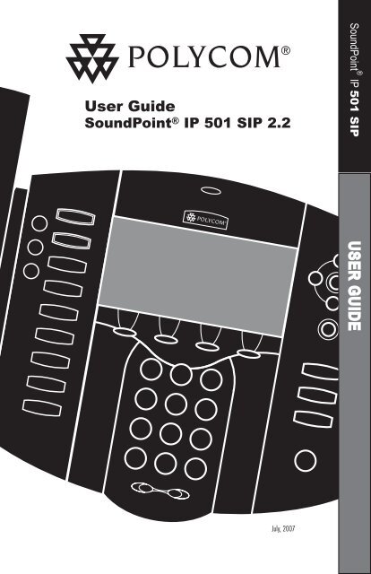 SoundPoint IP 501 User Guide - Polycom Support