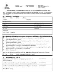 Licence Application Form for Officials