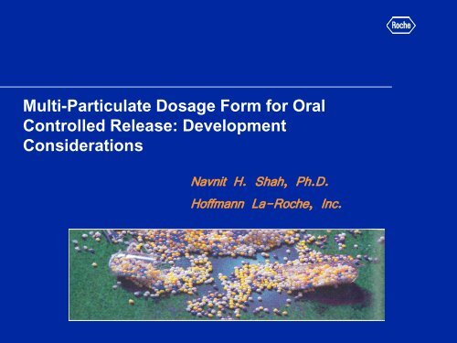 Multi-Particulate Dosage Form for Oral Controlled Release ...