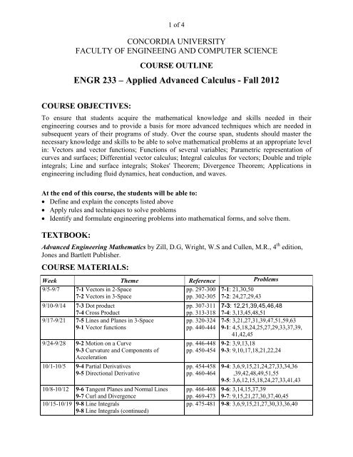 ENGR 233 - Concordia University