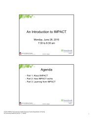 CORE Back Tool: A Guide - Centre for Effective Practice