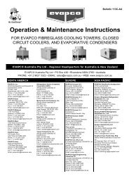 EVAPCO has Fill Options for all Cooling Tower ... - EVAPCO.com