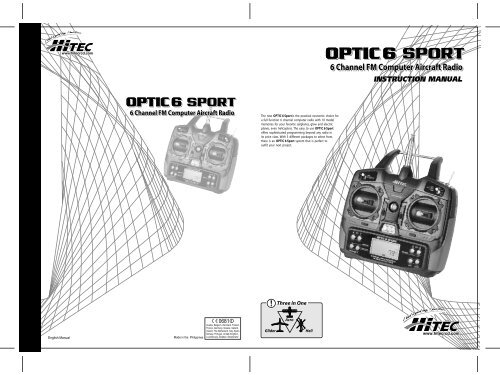 Optic 6 Sport Manual - Hitec