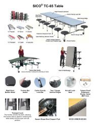 SICO Room Service Tables - Sico Inc.
