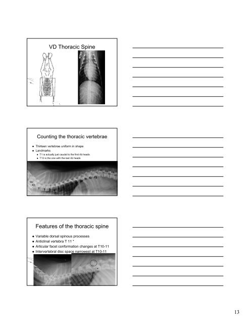 Features of