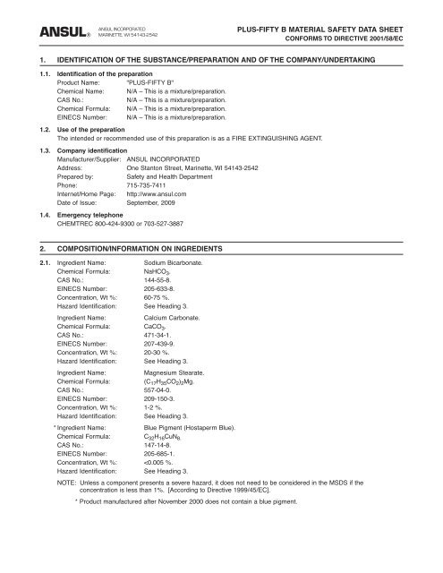 PLUS-FIFTY® B - Vanguard Fire & Security Systems