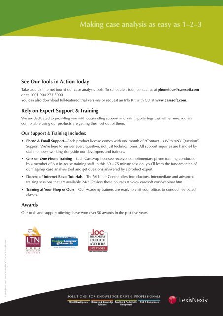 Casemap Brochure - LexisNexis