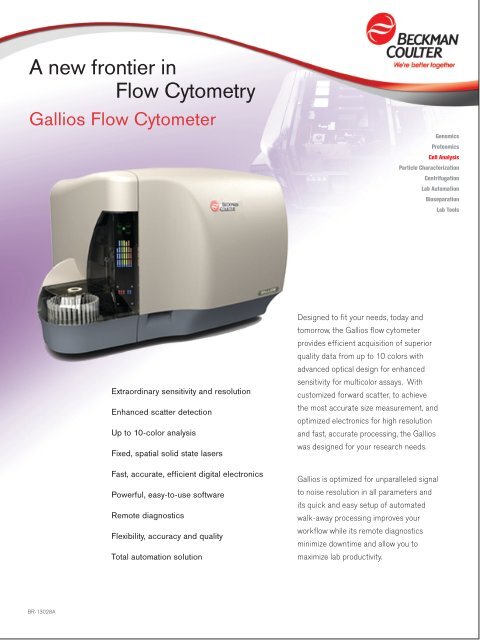 A new frontier in Flow Cytometry - Beckman Coulter