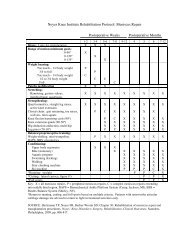 ACL REHABILITATION PROTOCOL (with meniscus repair)