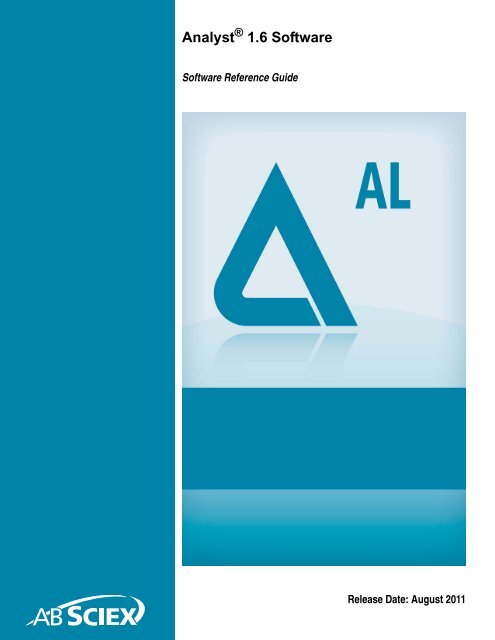 Analyst Software Reference Guide - AB Sciex