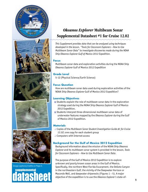 Okeanos Explorer - NOAA, Ocean Explorer