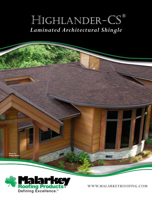 Highlander-CS - Malarkey Roofing Products