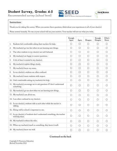 Do You Know Me Questions Survey