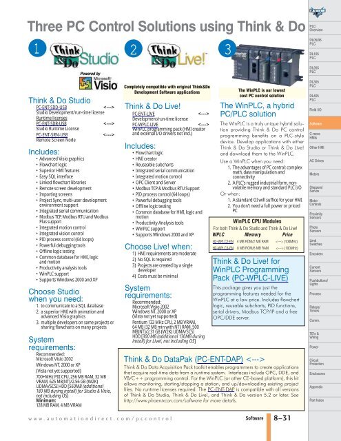 Think & Do Studio Overview - AutomationDirect.com