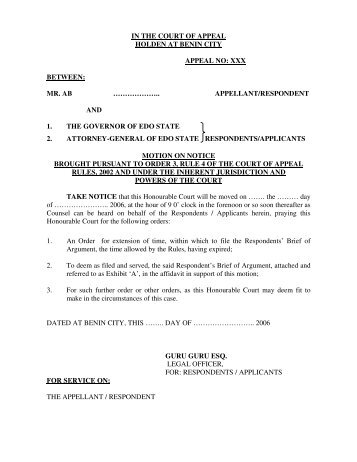 Motion for Extension of Time to File Reply Brief - The Public Index