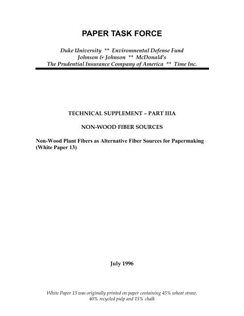 PAPER TASK FORCE - Paper Calculator