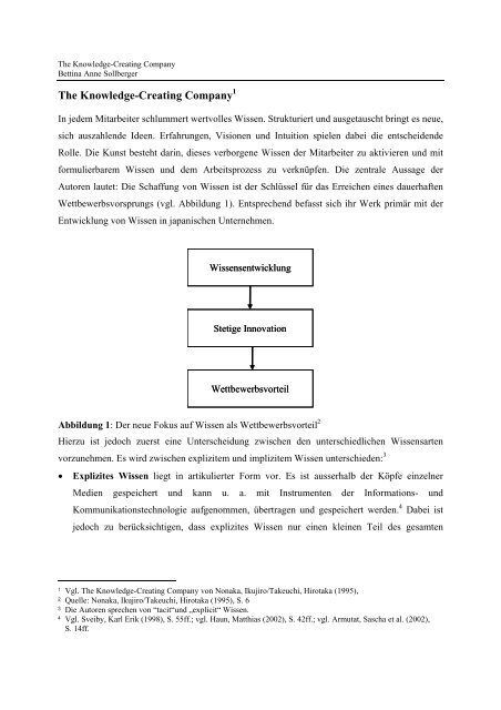 The Knowledge-Creating Company - Org-Portal.org