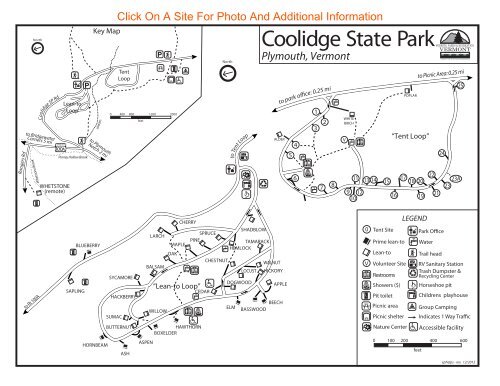 Coolidge State Park Interactive Campground Map & Guide (pdf)