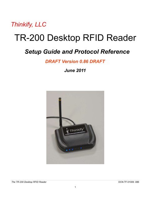The TR-200 Desktop RFID Reader