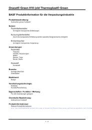 ACRONAL® BASONAL® STYRONAL® - BASF Packaging Portal