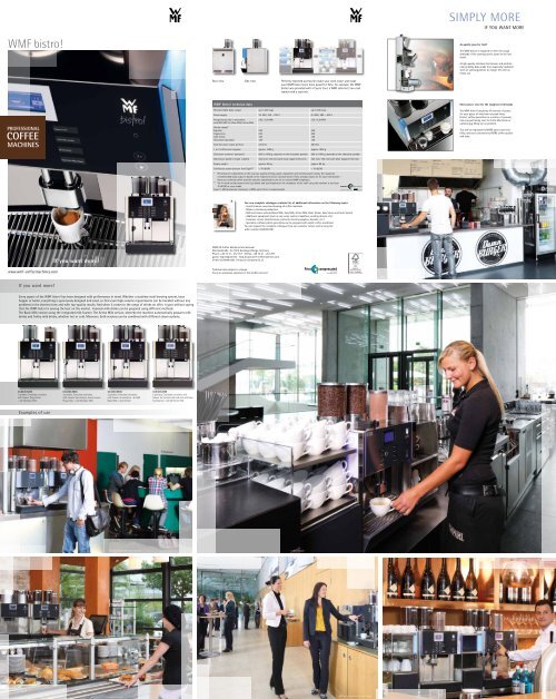 Brochure - Coffee Machines