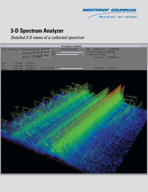 3-D Spectrum Analyzer - Northrop Grumman Corporation
