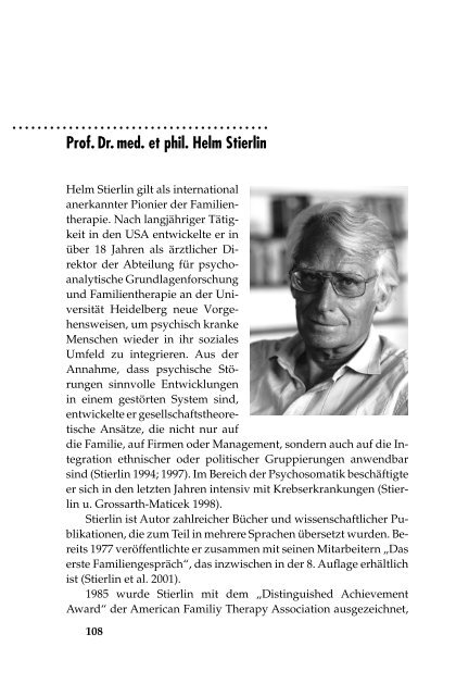 Prof. Dr. med. et phil. Helm Stierlin