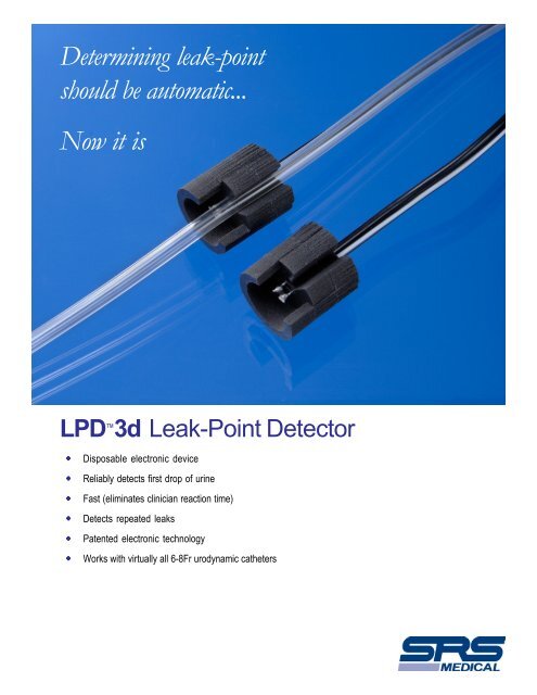 LPD-3d Leak-Point Detector - SRS Medical