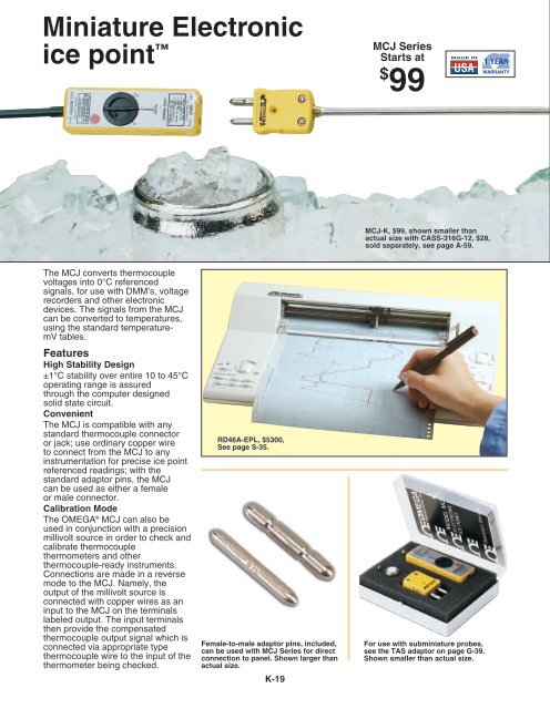 Miniature Electronic Ice Point